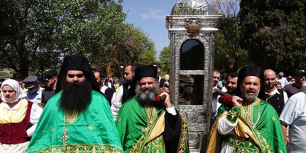 Kefalonia celebrates its patron St. Gerasimos with grand procession ...