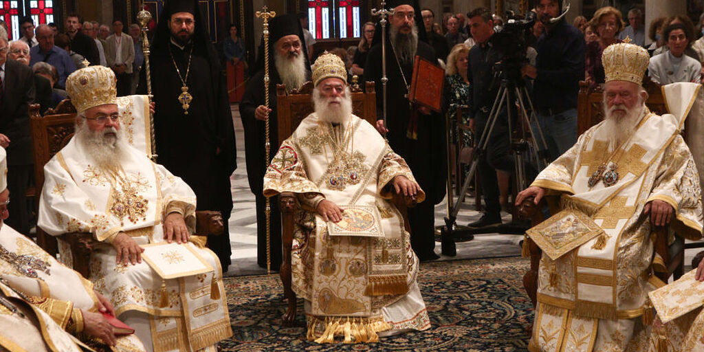 Three primates concelebrate in Athens / OrthoChristian.Com