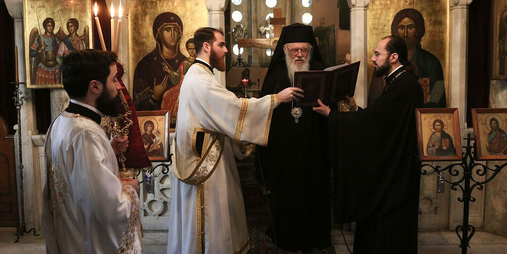 Archbishop of Athens celebrates Sunday of Orthodoxy without Greek ...
