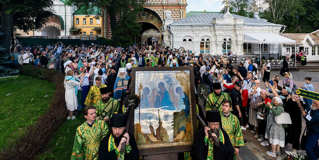 Rublev’s Trinity Icon returns to its historical home for good (+VIDEO ...