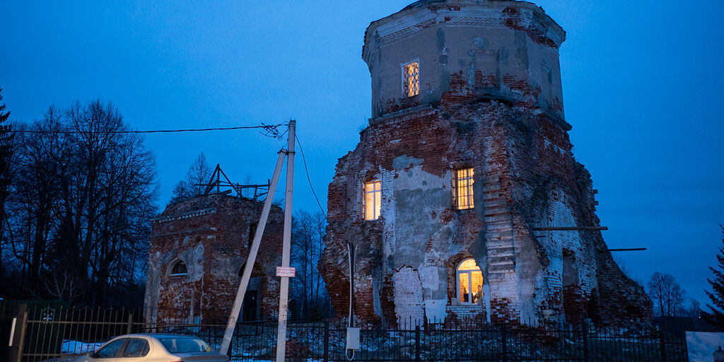 Yurlovo: The First Hierarchical Liturgy in a Ruined Church / OrthoChristian.Com