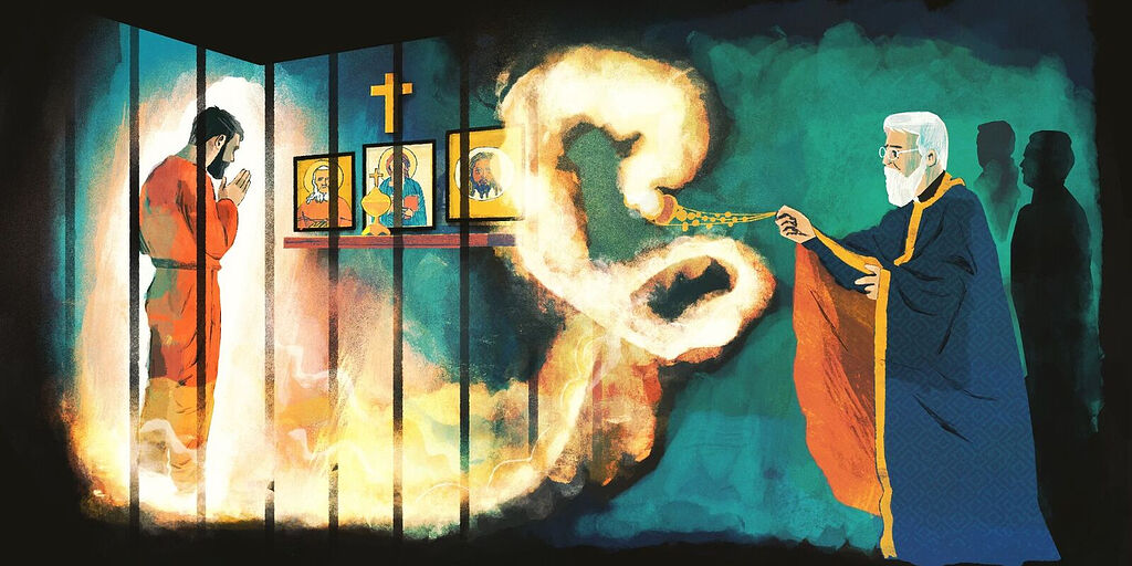 Four inmates baptized and chrismated during St. Tikhon’s prison ...