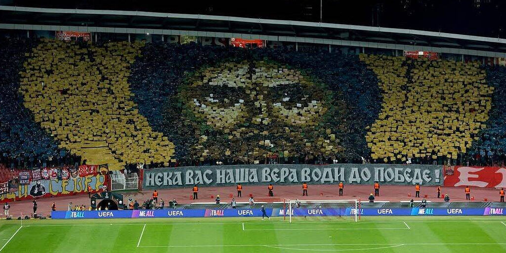 Serbian soccer team fined for fans’ Orthodox icon at Europa League ...